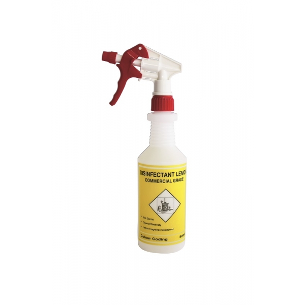 CLEAN PLUS Colour Coded Spray Bottle (Disinfectant) - STW Industrial ...