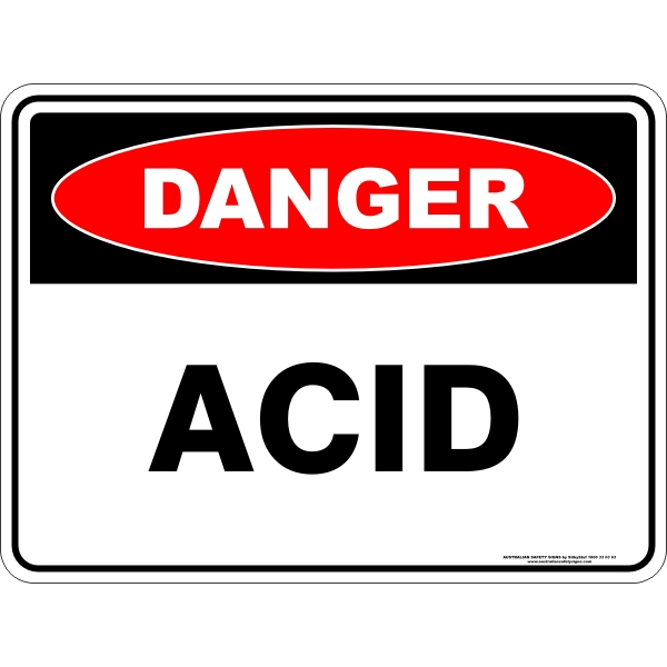 Danger Acid - STW Industrial & Safety