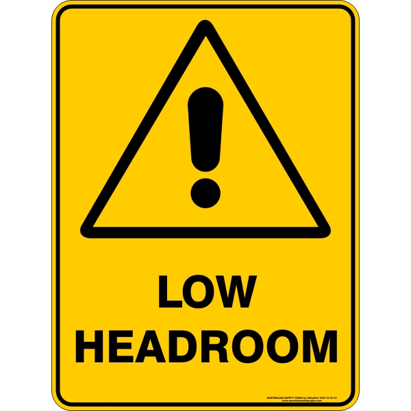 Warning Low Headroom - STW Industrial & Safety
