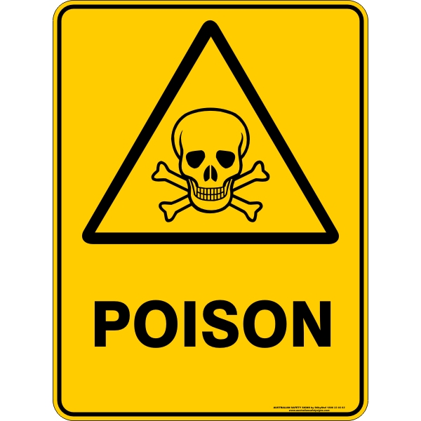 Warning Poison - STW Industrial & Safety