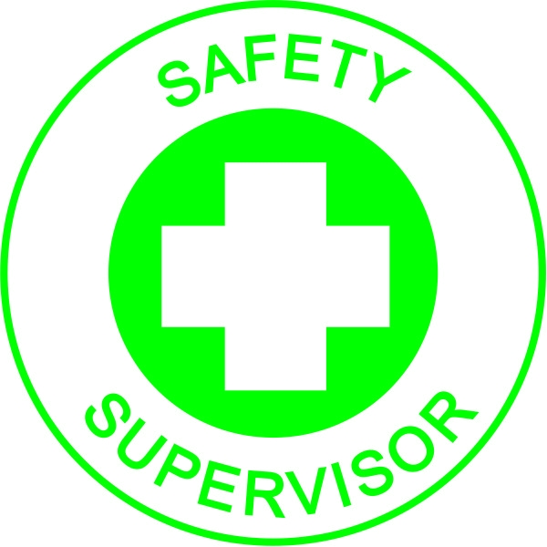 Safety Supervisor Pkt 10 Stickers - STW Industrial & Safety