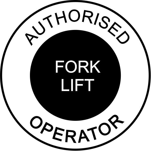 Forklift Operator Authorised Pkt 10 Stickers - STW Industrial & Safety