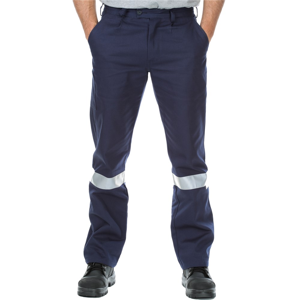 WORKIT Cotton Drill Work Pants Taped - STW Industrial & Safety