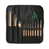 RENNSTEIG Chisel & Punch Tool Roll 11pc - STW Industrial & Safety