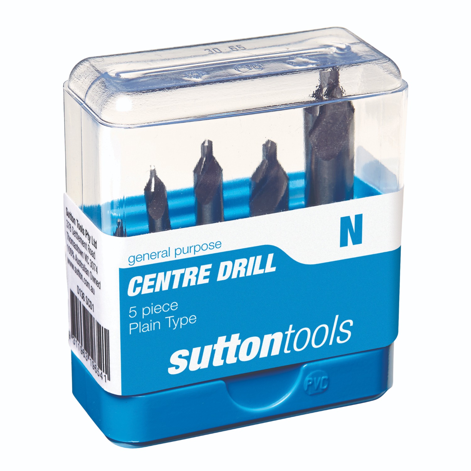 SUTTON Centre Drill Sets – Plain – Type - STW Industrial & Safety