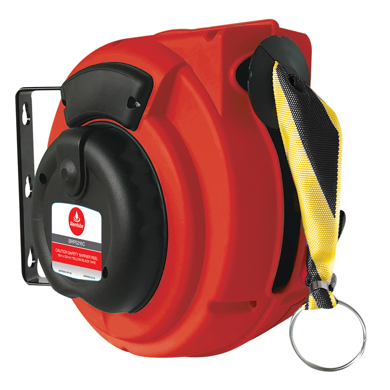 ALEMLUBE Caution Safety Barrier Reel - STW Industrial & Safety