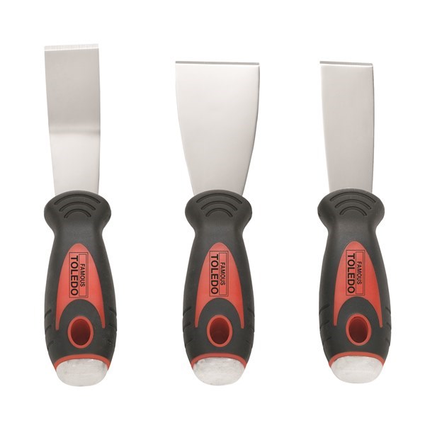 TOLEDO Stainless Steel Scraper Set 3pc - STW Industrial & Safety