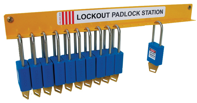 CIRLOCK Padlock Storage Rail - STW Industrial & Safety