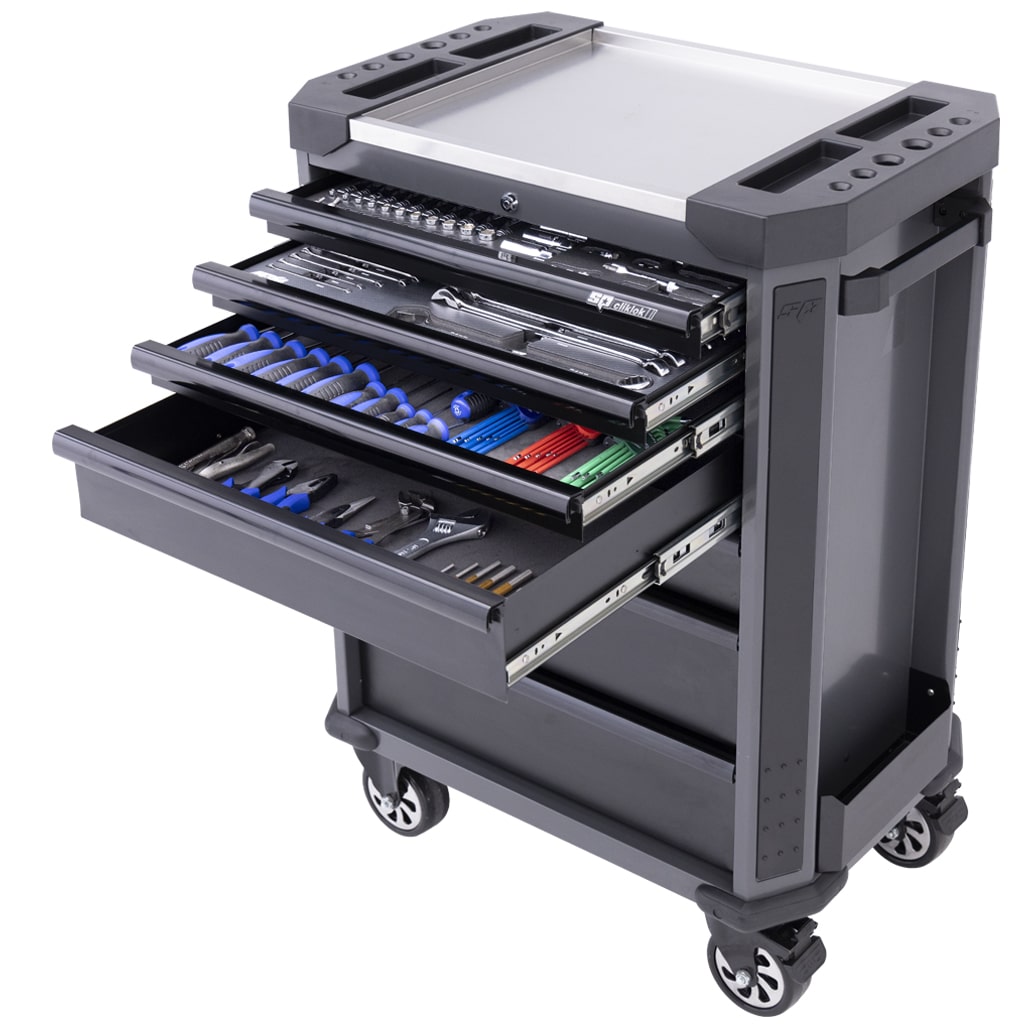 SP TOOLS Tech Series Starter Professional Technician Roller Cabinet ...