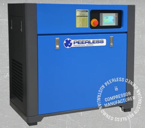 PEERLESS PRODUCTS HQD7.5 Rotary Screw Air Compressor with Variable ...