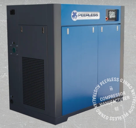 PEERLESS PRODUCTS HQD75 Rotary Screw Air Compressor with Variable Speed: Direct Drive, 75HP ...