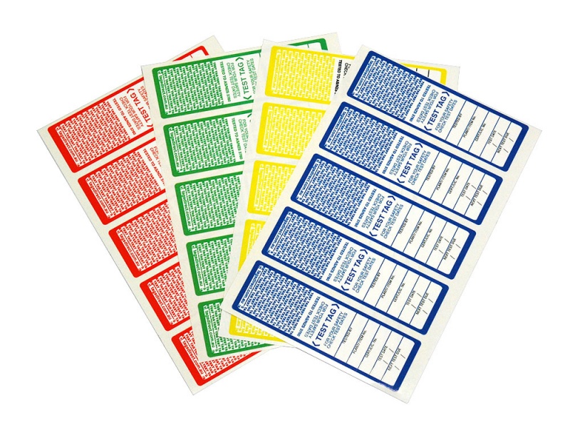 REPELEC Test Tags - STW Industrial & Safety