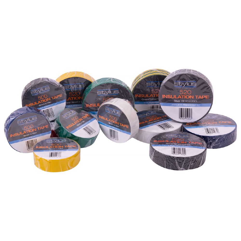 STYLUS 520 PVC Electrical Insulation Tape - STW Industrial & Safety