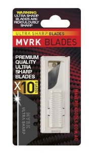 MVRK ULTRA SHARP Trapezoidal Blades 10 Pack Safety Dispenser - STW ...