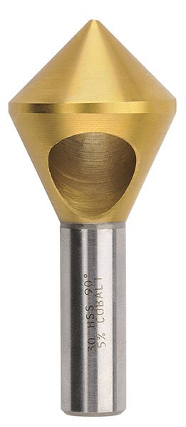 BORDO HSS Co5 TiN Coated Cross Hole 90° Countersink - STW Industrial ...