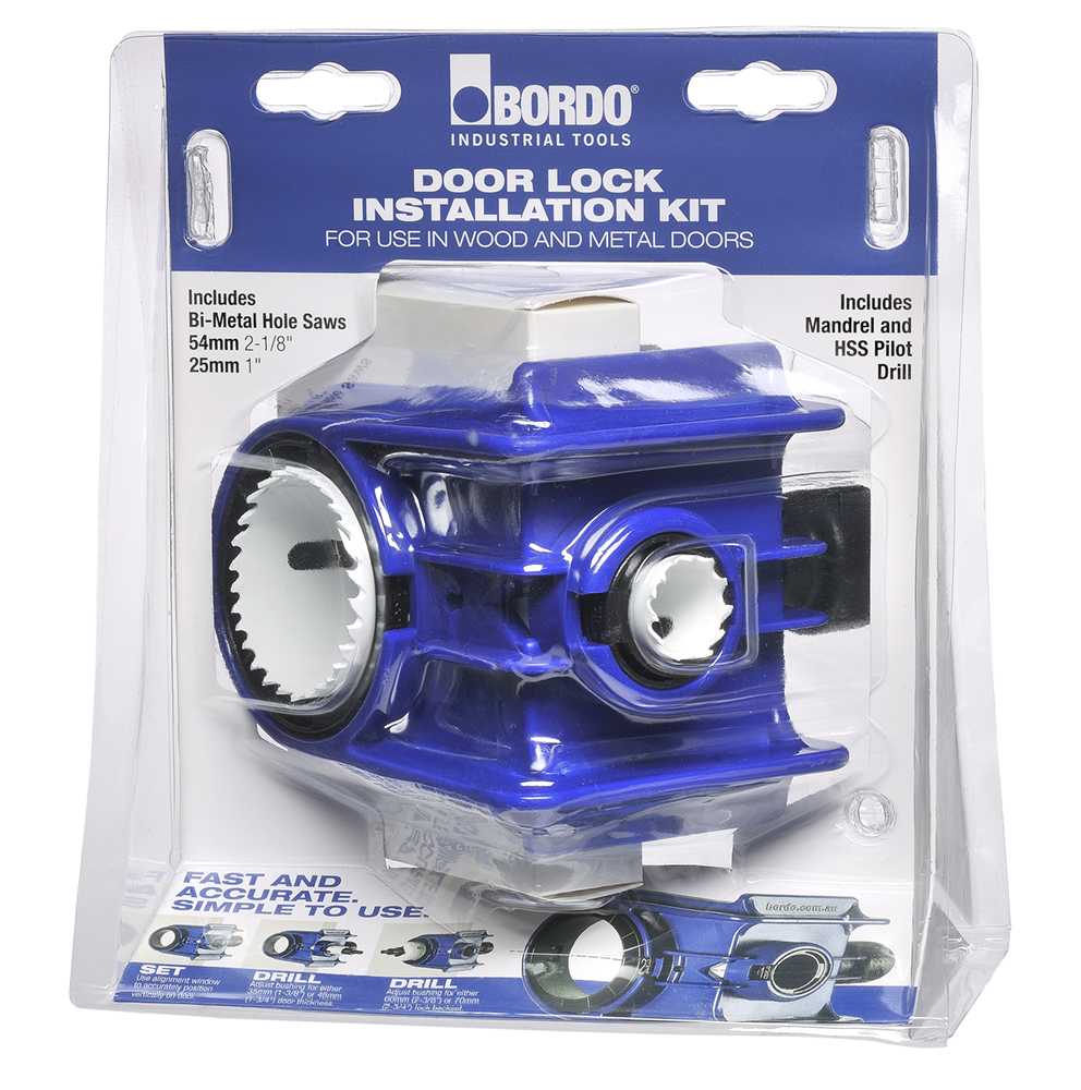 BORDO Door Lock Installation Kit - STW Industrial & Safety