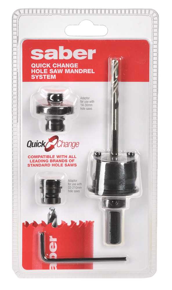 SABER Quick Change Mandrel - STW Industrial & Safety