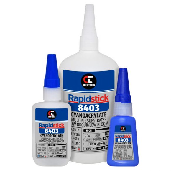 CHEMTOOLS Rapidstick™ 8403 Cyanoacrylate Adhesive (Multiple Substrates ...
