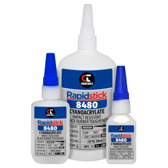 CHEMTOOLS Rapidstick™ 8480 Cyanoacrylate Adhesive (Impact Resistant ...
