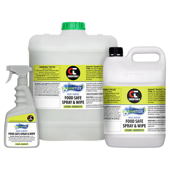 CHEMTOOLS Kleanitize Food Safe Spray & Wipe - STW Industrial & Safety