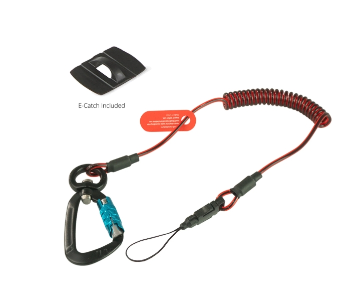 GRIPPS Coil E-Tether With Dual-Locking Carabiner & E-Catch - STW ...