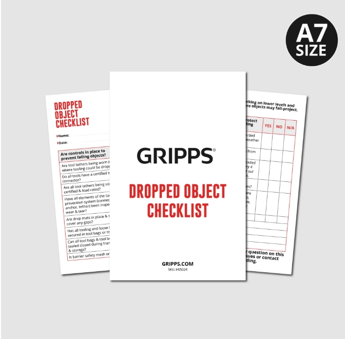 GRIPPS GRIPPS® Dropped Object Checklist - STW Industrial & Safety