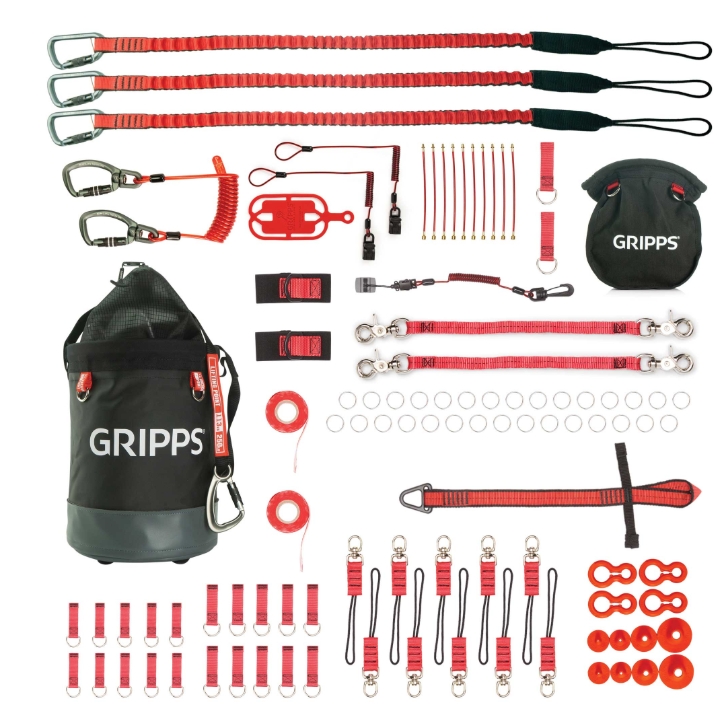 GRIPPS 40-Tool Tether Kit with Bull Bag and Bolt-Safe Pouch - STW ...
