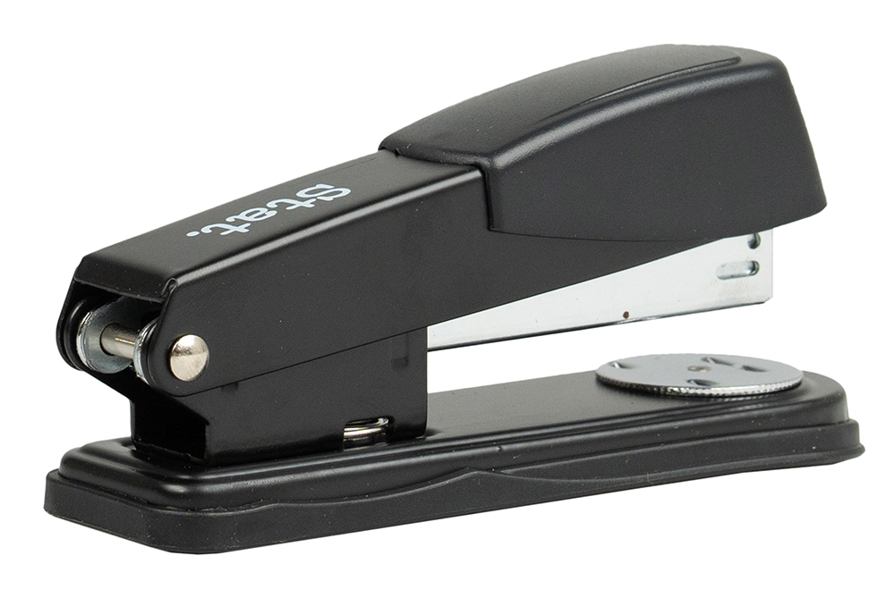 Stat Stapler Half Strip Black Metal - STW Industrial & Safety