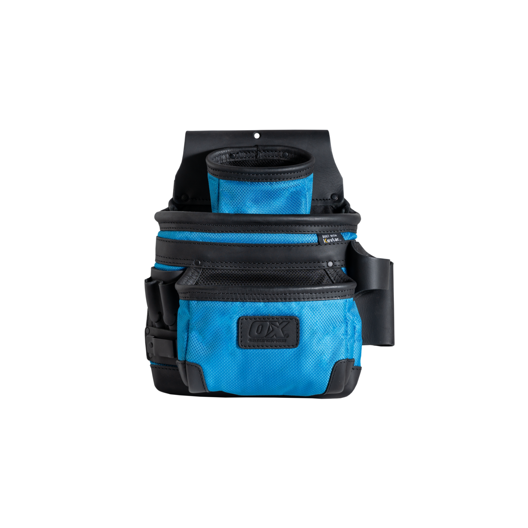 OX Ultimate 3-Pocket Leather & Nylon Fastener Pouch w/ Kevlar ...