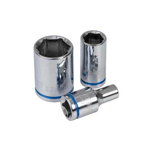 KINCROME Mirror Polish Socket 1/4" Drive - Metric - STW Industrial & Safety