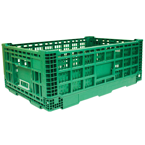 RICHMOND 32L Collapsible Vented Crate Green - STW Industrial & Safety