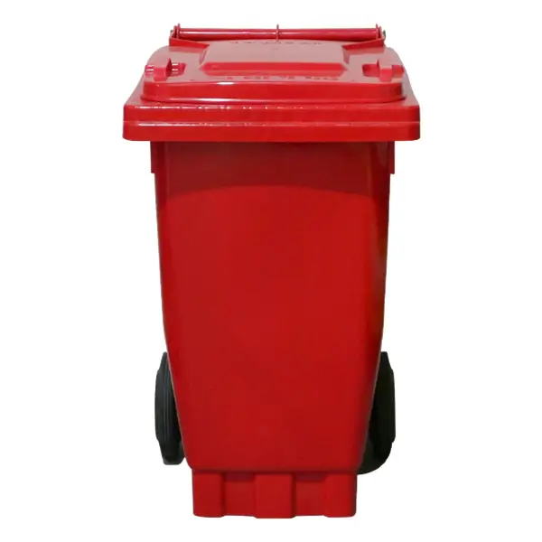 RICHMOND 80L Capacity Red Wheelie Bin - STW Industrial & Safety