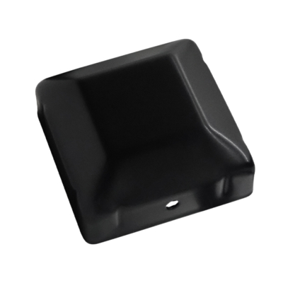 RICHMOND Square Black Steel Post Cap to Suit 50mm Square Posts - STW ...
