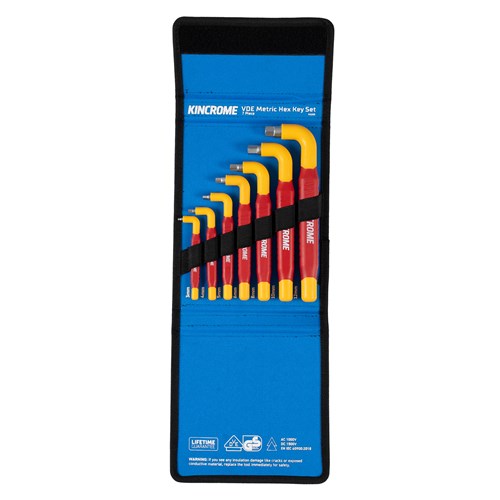 KINCROME VDE Hex Key Set 7 Piece - Metric - STW Industrial & Safety