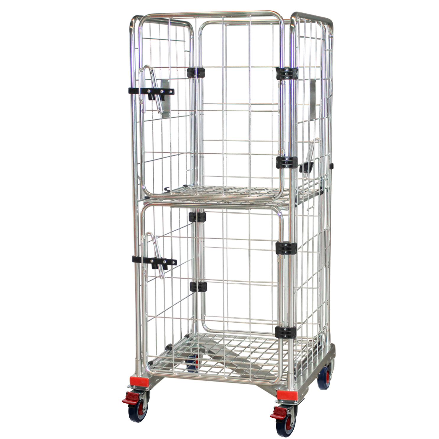 RICHMOND 4 Sided Roll Cage with 2 Half Doors + 1 Full Door - Z Base ...
