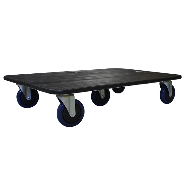 RICHMOND Furniture Dollie 900x600mm Rubber Deck - STW Industrial & Safety