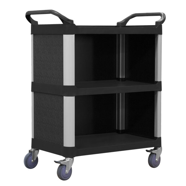 RICHMOND 3 Tier 690x430 Service Trolley with Cabinet - STW Industrial ...