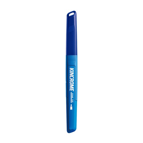 KINCROME Permanent Marker Fine Tip Blue - STW Industrial & Safety