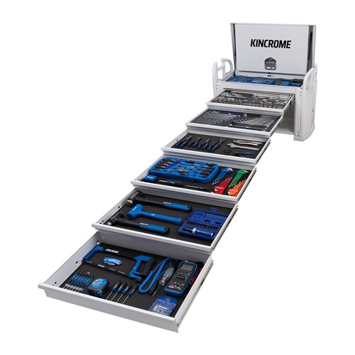 KINCROME OFF-ROAD Field Service Kit 426 Piece 6 Drawer (39") White ...