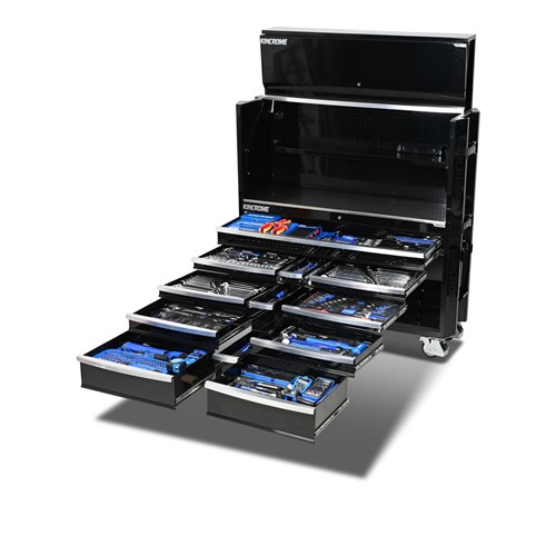 KINCROME CONTOUR® Workshop Tool Kit 869 Piece 12 Drawer (60") Black ...