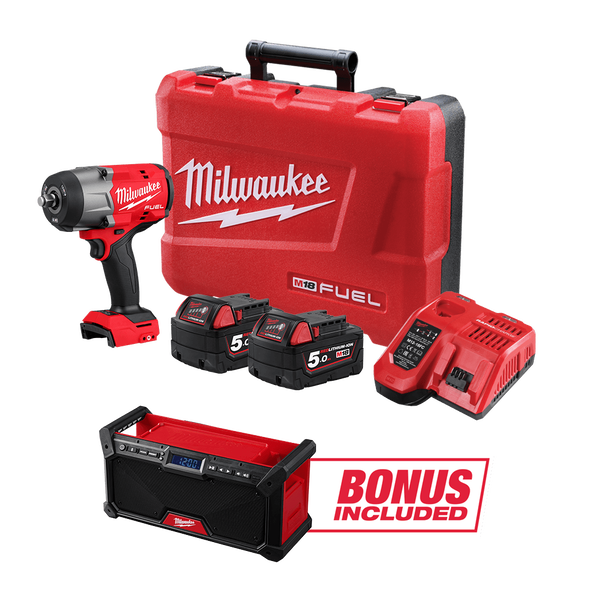 MILWAUKEE M18 FUEL™ 1/2" High Torque Impact Wrench Power Pack - STW ...