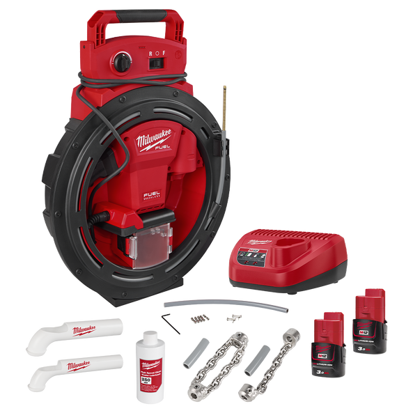 MILWAUKEE M12 FUEL™ High Speed Chain Snake Kit - STW Industrial & Safety