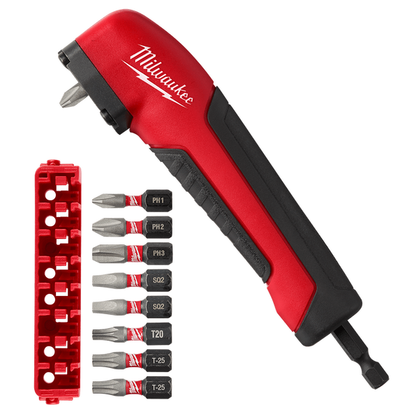MILWAUKEE SHOCKWAVE™ Right Angle Adapter 10PC Set - STW Industrial & Safety