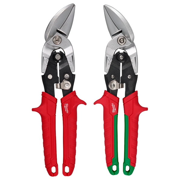 MILWAUKEE 2PC Offset Aviation Snip Set - STW Industrial & Safety