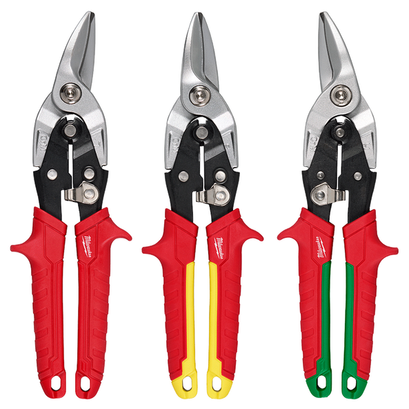 MILWAUKEE 3PC Aviation Snip Set - STW Industrial & Safety