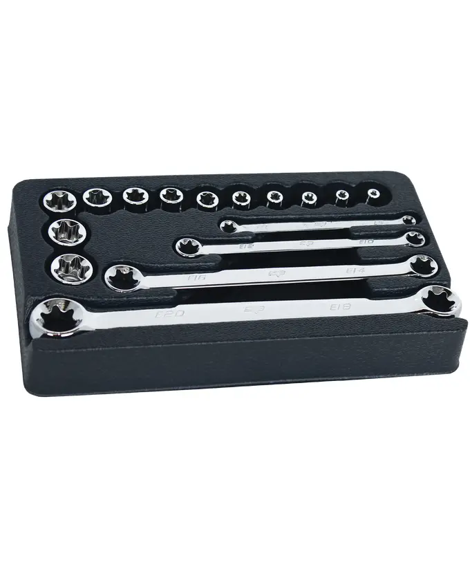 SP TOOLS 3/8"Dr Socket & Spanner Set - E-Torx - 16pc - STW Industrial ...
