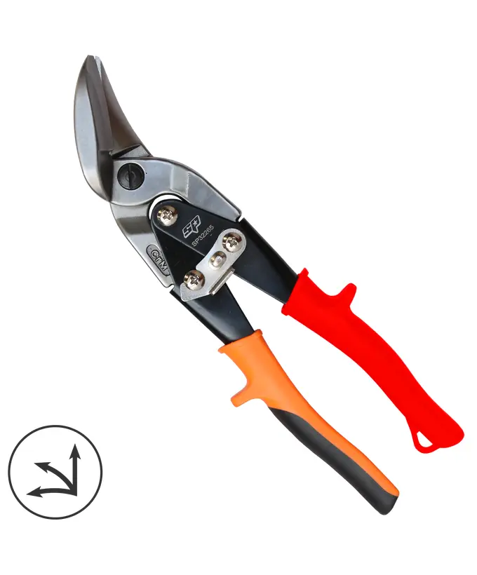 SP TOOLS Aviation Snips - Offset - Heavy Duty - Colour Coded - Left Cut ...