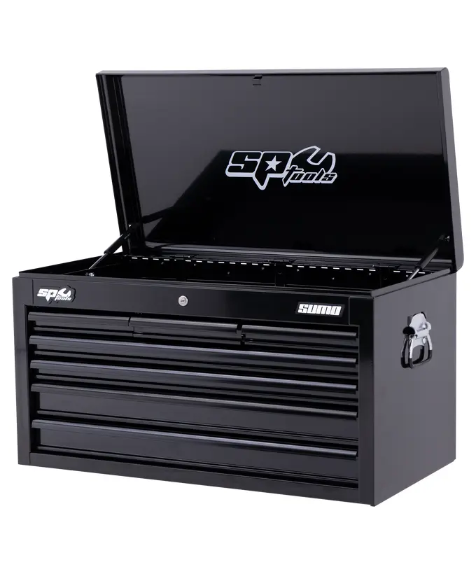 SP TOOLS Sumo Series Tool Box - 7 Drawer - Black/Black Drawers - STW ...
