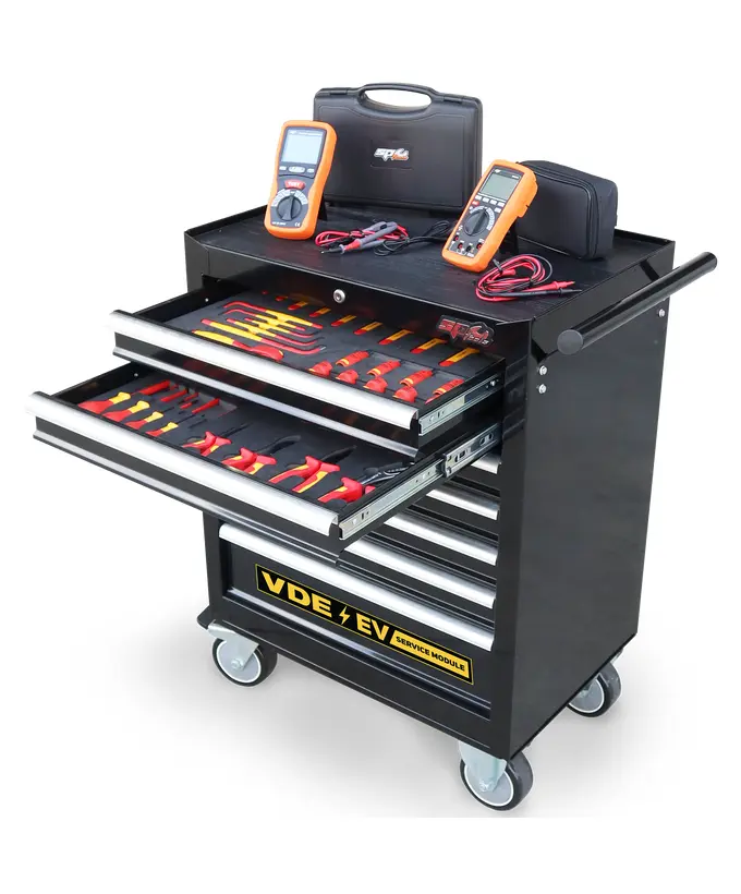 SP TOOLS VDE Electric Vehicle Service Module - Metric - Housed in 7 ...