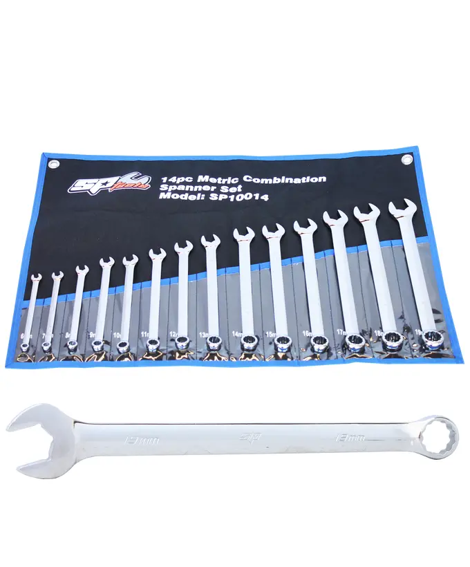 SP TOOLS Combination ROE Quad Drive Spanner Set - 15° Offset - Metric ...